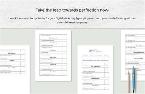 Digital Marketing Agency Home Network Security Checklist Template In