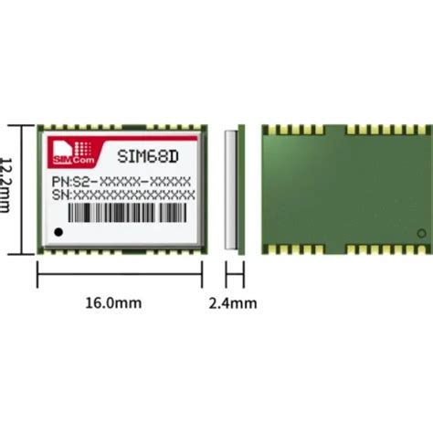 SIMCOM GNSS SIM68D Muztech