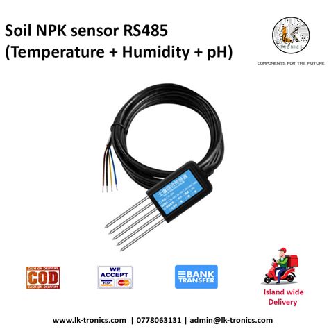 Soil NPK Sensor RS LK Tronics