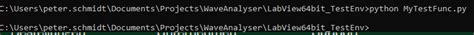 Solved Issue With Python In Labview Errors 1761 Or 1671 Ni Community