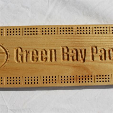 Football Cribbage Board Etsy