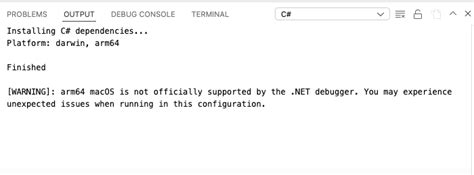 Debugging Failed On Vscode With Sdk Arm64 70100 Preview1221011 · Issue 142822 · Microsoft