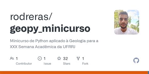 Github Rodrerasgeopyminicurso Minicurso De Python Aplicado à Geologia Para A Xxx Semana