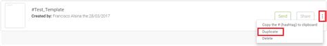 Duplicate A Template Signaturit