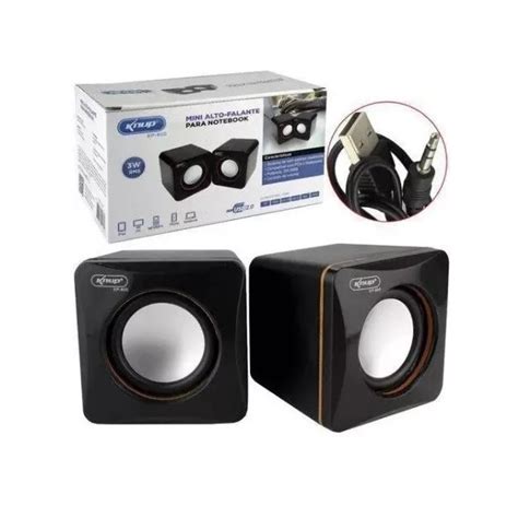 Caixa De Som V W Preta C Controle De Volume Kp Knup Shopee Brasil