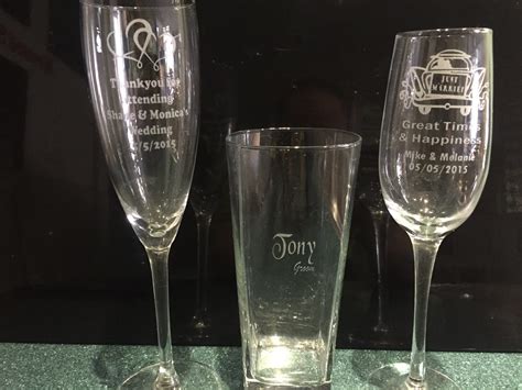 Engraved Glass Tware In Adelaide Seaton Glass