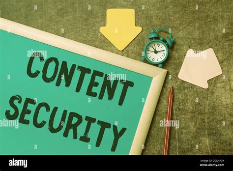 Text Showing Inspiration Content Security Internet Concept The Protection Against Deliberate