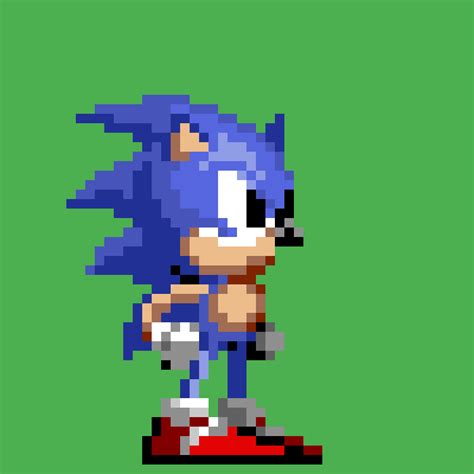 Pixilart Sonic Walk Cycle By Waddledeet