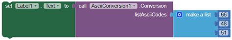 Ascii Conversion Extension Extensions Mit App Inventor Community