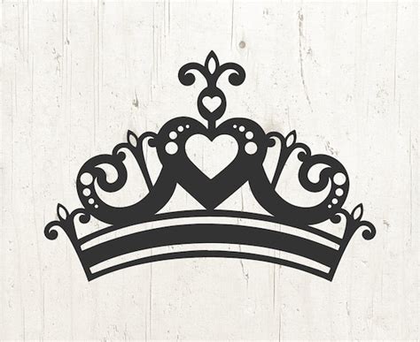 Tiara Svg Crown Svg Princess Crown Svg Cut Files Cute Svg Etsy