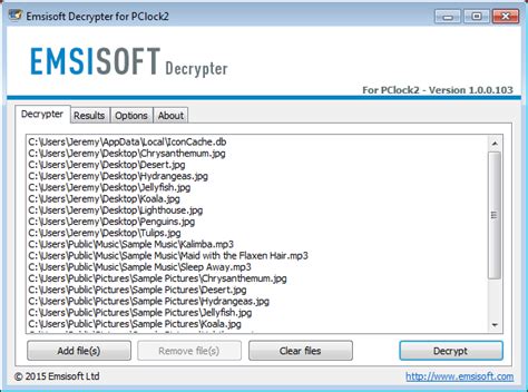 Emsisoft Decrypter For Pclock Download Softpedia