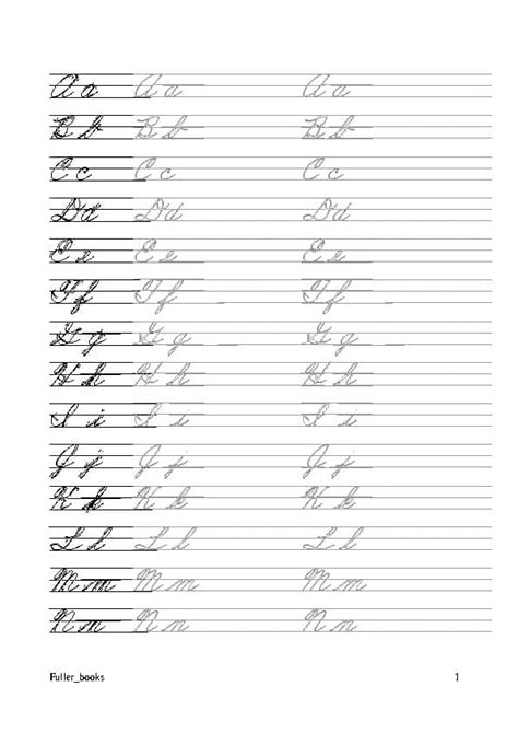 Abeka Cursive Letters And Joins Worksheets By Fuller Books Tpt