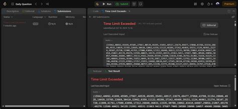 Leetcodeproblem Tricky Codingchallenge Timelimitexceed Tle