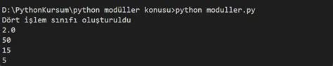 Pythonda Modüller VERITABANI ORGVERITABANI ORG