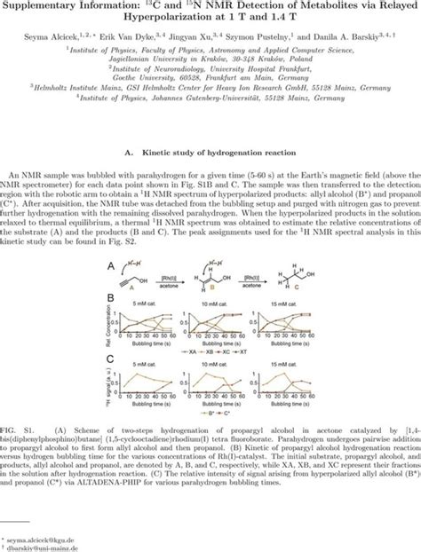 13c And 15n Nmr Detection Of Metabolites Via Relayed Hyperpolarization At 1 T And 1 4 T