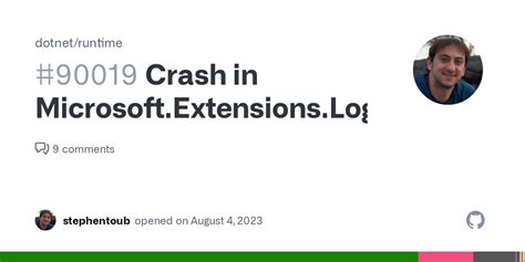 Crash In Microsoftextensionslogginggeneratorsroslyn40tests