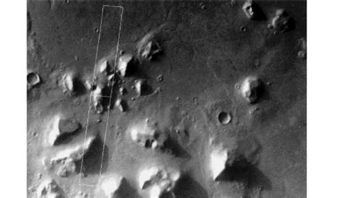 This Mgs Targeting Image Shows The Area In Cydonia Southwest Of The
