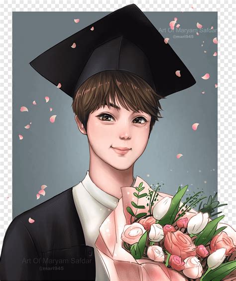 Bts Fan Art Músico Celebración Del Día De Graduación Paraguas