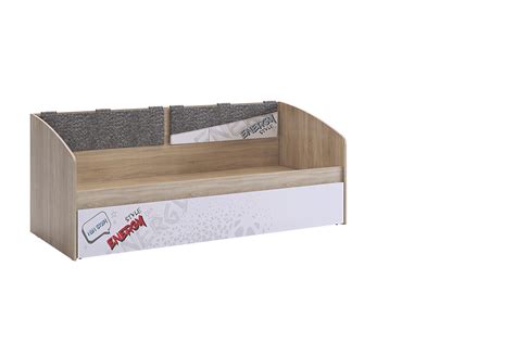 Каталог мебели Кровати Кровать белая с 1 ящиком купить