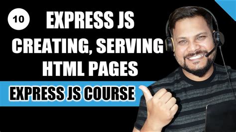 Creating Serving Html Pages Using Express Js Express Js Full Course In Hindiurdu 10 Youtube