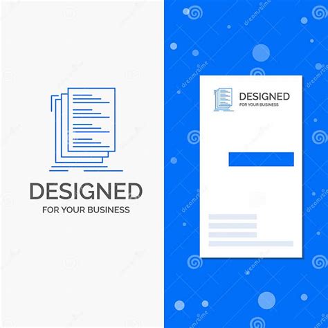 Business Logo For Code Coding Compile Files List Vertical Blue