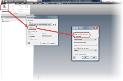 Locating The Options To Link The Views