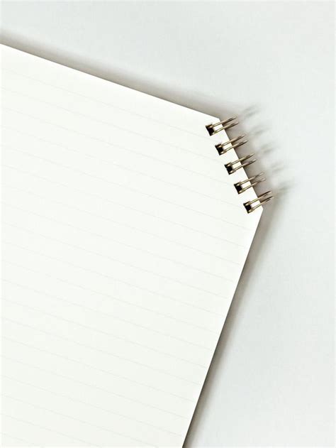 Corner Ring Bound Notepad Large Greenlined Paper Note Pad