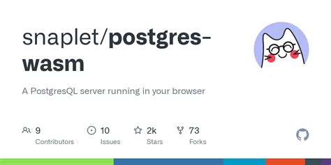 Github Snapletpostgres Wasm A Postgresql Server Running In Your Browser