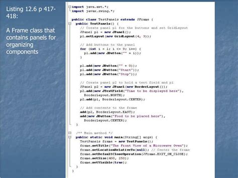 Ppt Introduction To Gui Programming In Java Frames Simple Components And Layouts Powerpoint