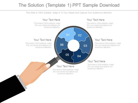 The Solution Template Ppt Sample Download PowerPoint Slide Clipart Example Of Great PPT