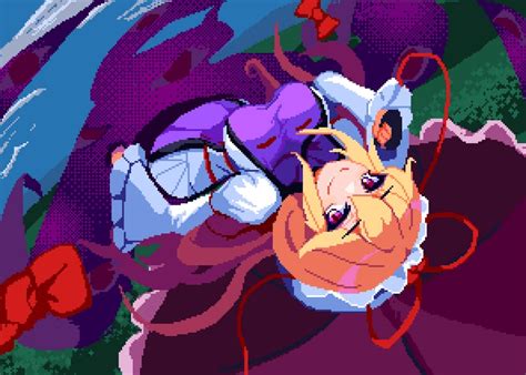 Yakumo Yukari Touhou Drawn By Brodallpixel Danbooru