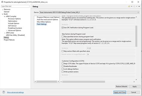 CCS LAUNCHXL CC26X2R1 Write Read The Internal Flash Of CC2652 Bluetooth Forum Bluetooth