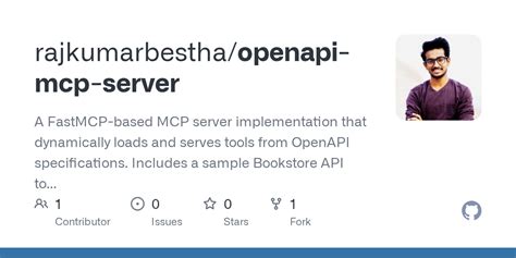 Github Rajkumarbesthaopenapi Mcp Server A Fastmcp Based Mcp Server Implementation That