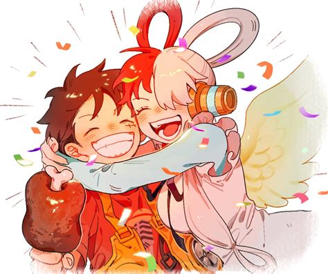 Monkey D Luffy And Uta One Piece And 1 More Drawn By Qwwwwww48423
