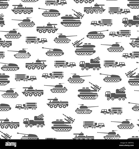 Army Transport Seamles Pattern Design Military Transportation Background Army Transport