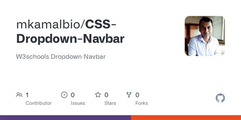 Github Mkamalbiocss Dropdown Navbar W3schools Dropdown Navbar