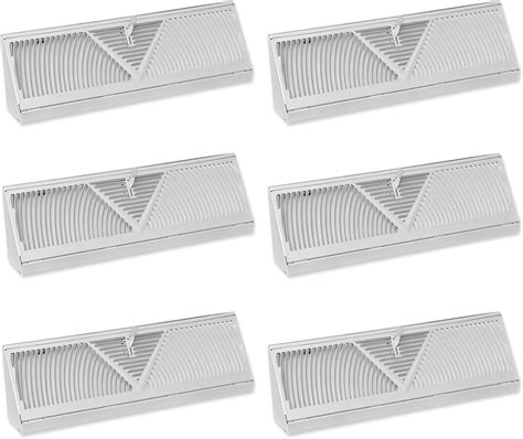 6 Pcs Baseboard Diffuser Register 18 Inch Duct Opening Size Hvac Corner