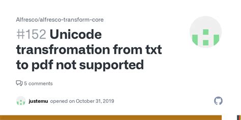 Unicode Transfromation From Txt To Pdf Not Supported · Issue 152 · Alfrescoalfresco Transform