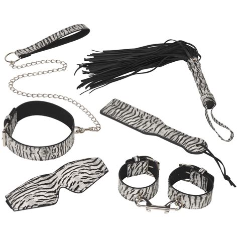 Baseks Zebra Kinky Bondage Set 6 Pcs Buy Here