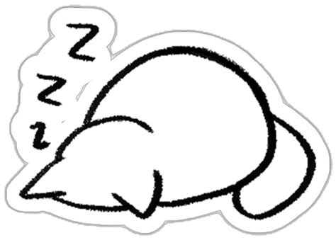 Sleeping Cat Etsy Mini Drawings Sleeping Drawing Cute Doodles