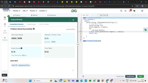 Gfg160 Geekstreak2024 Gfg160 Codingjourney Dsa Programming Ekta Joshi