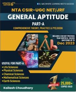 CSIR NET General Aptitude Part A Comprehensive Theory Practice Book With Solved Question