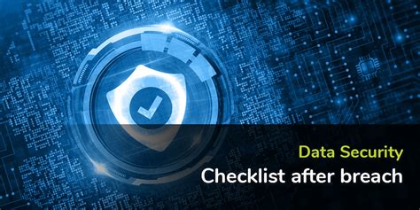 Data Security Checklist After Breach