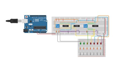 Circuit Design Es 8 Sistemi Mux Demux Tinkercad