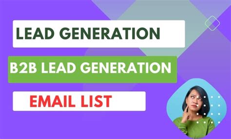 do b2b lead generation web scraping web research email list building