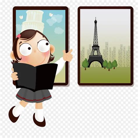 看画展的女孩png图片素材下载图片编号8460140 Png素材网