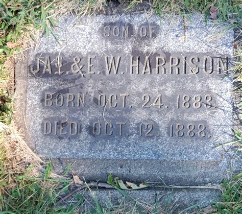 James Royden Harrison 1883 1888 Find A Grave Memorial
