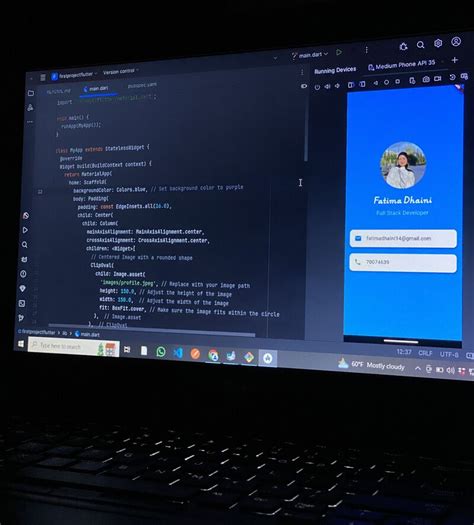 Fatima Dhaini On Linkedin 🚀 Making Progress With Flutter 🚀 In My Second Flutter Session With