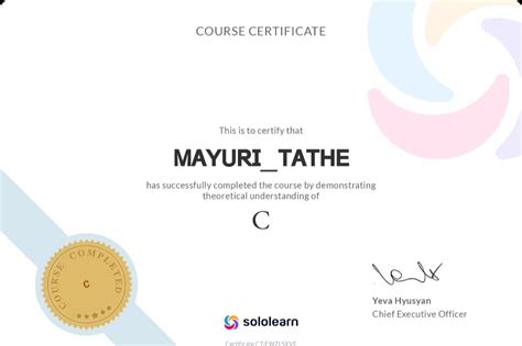 Mayuri Tathe On Linkedin Sololearn Programming