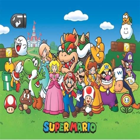 Super Mario Characters Maxi Poster Poster Prints By Tesco